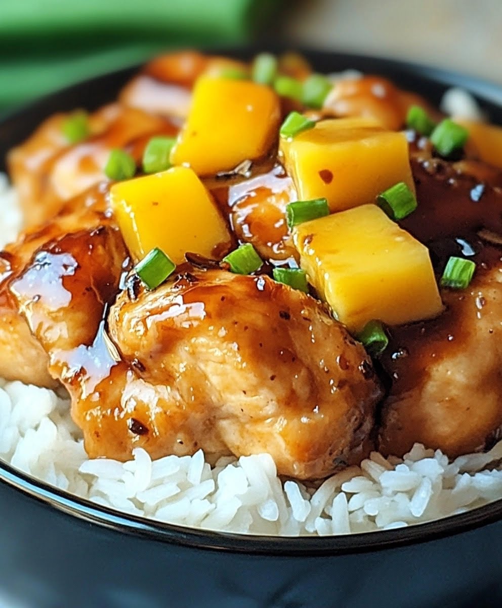 Crock Pot Sticky Hawaiian Chicken | Homemade Recipes