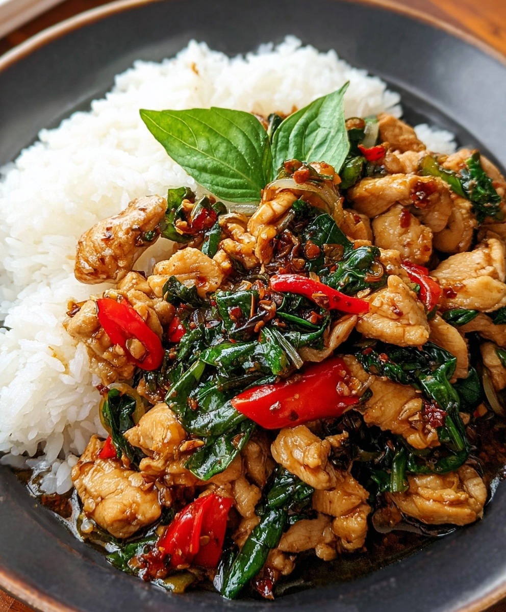 Thai Basil Chicken - Just in 20 Minutes | Homemade Recipes