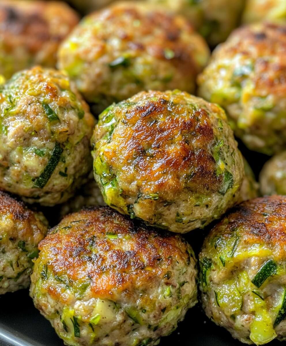 Thai Chicken Zucchini Meatballs | Homemade Recipes