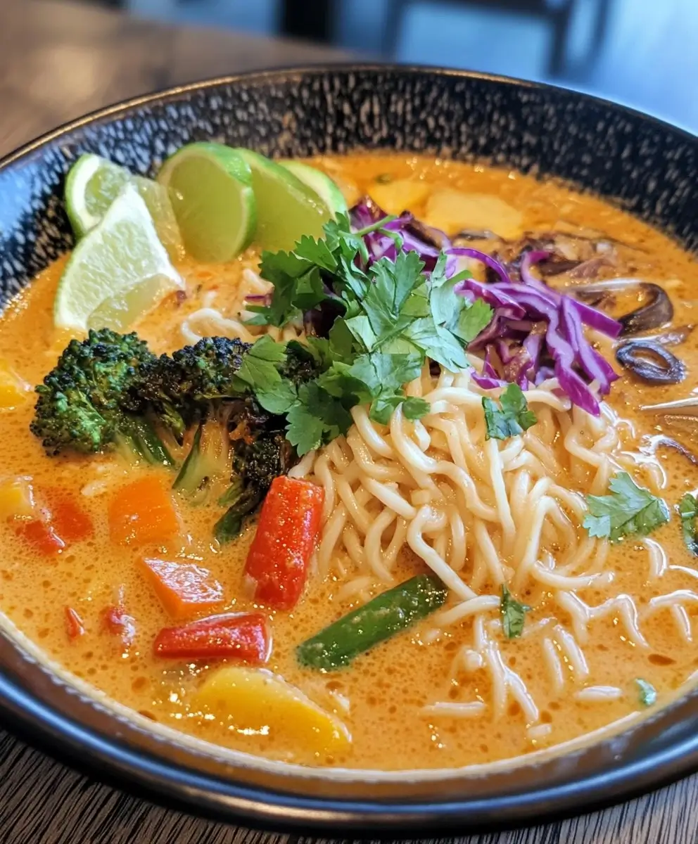 Thai Coconut Curry Ramen | Homemade Recipes